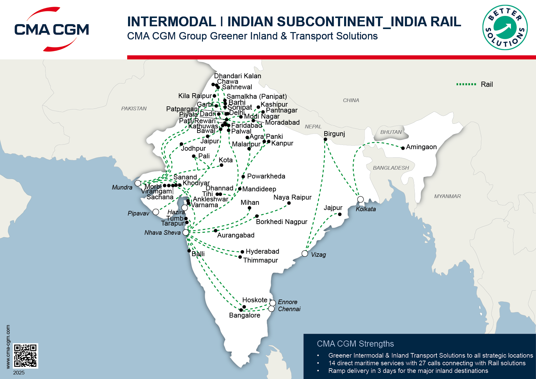 CMA CGM | Intermodal India Subcontinent